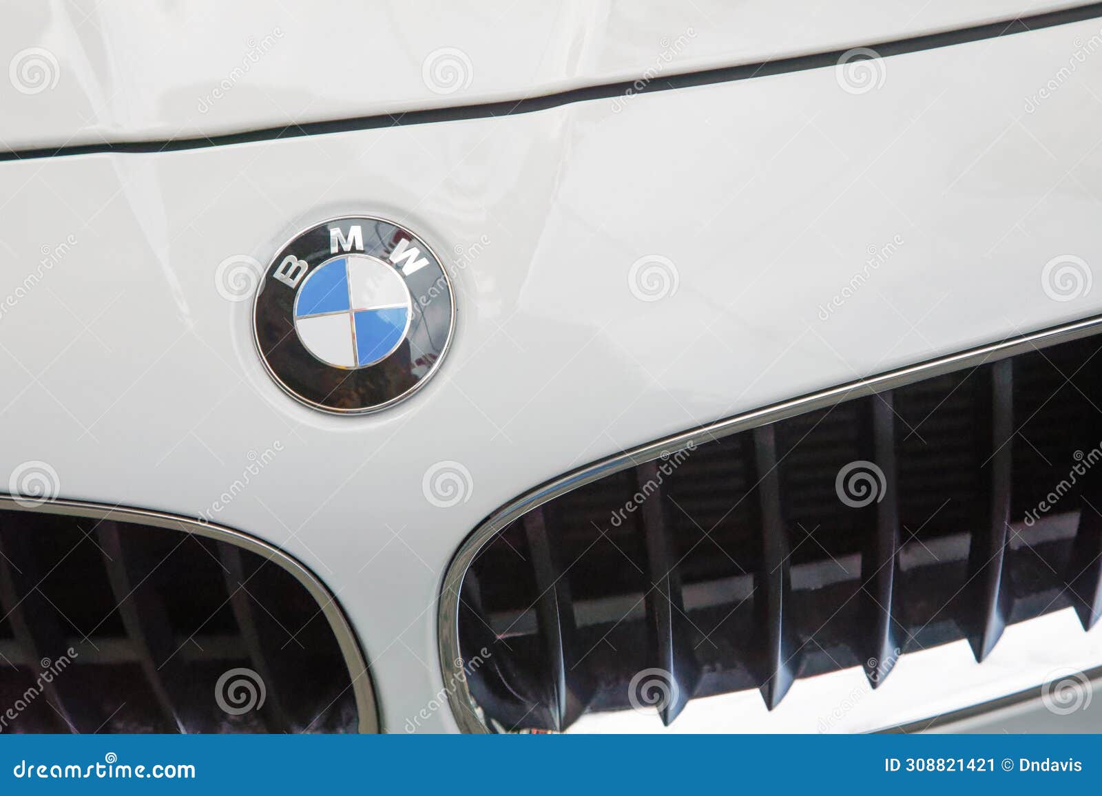 BMW Emblem on Front of a German Luxury Car Editorial Photo - Image of ...