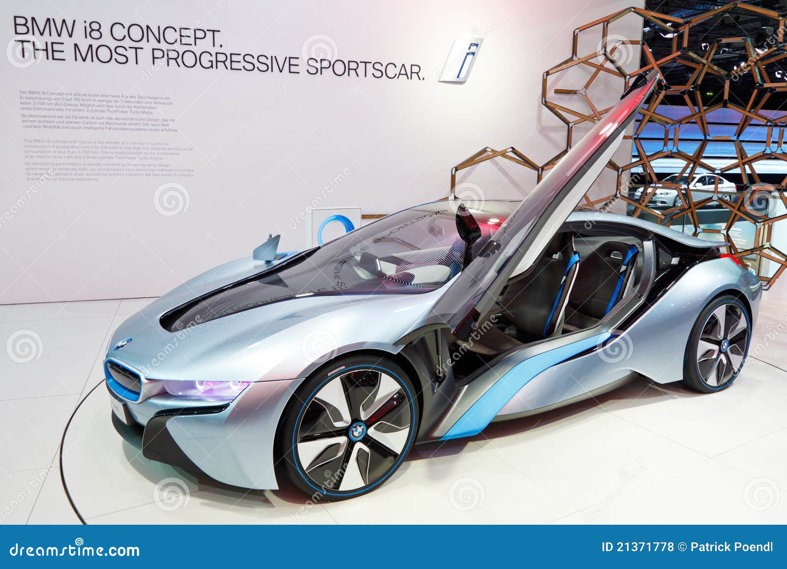 BMW i8 Concept Car editorial stock photo. Image of automotive - 21371778