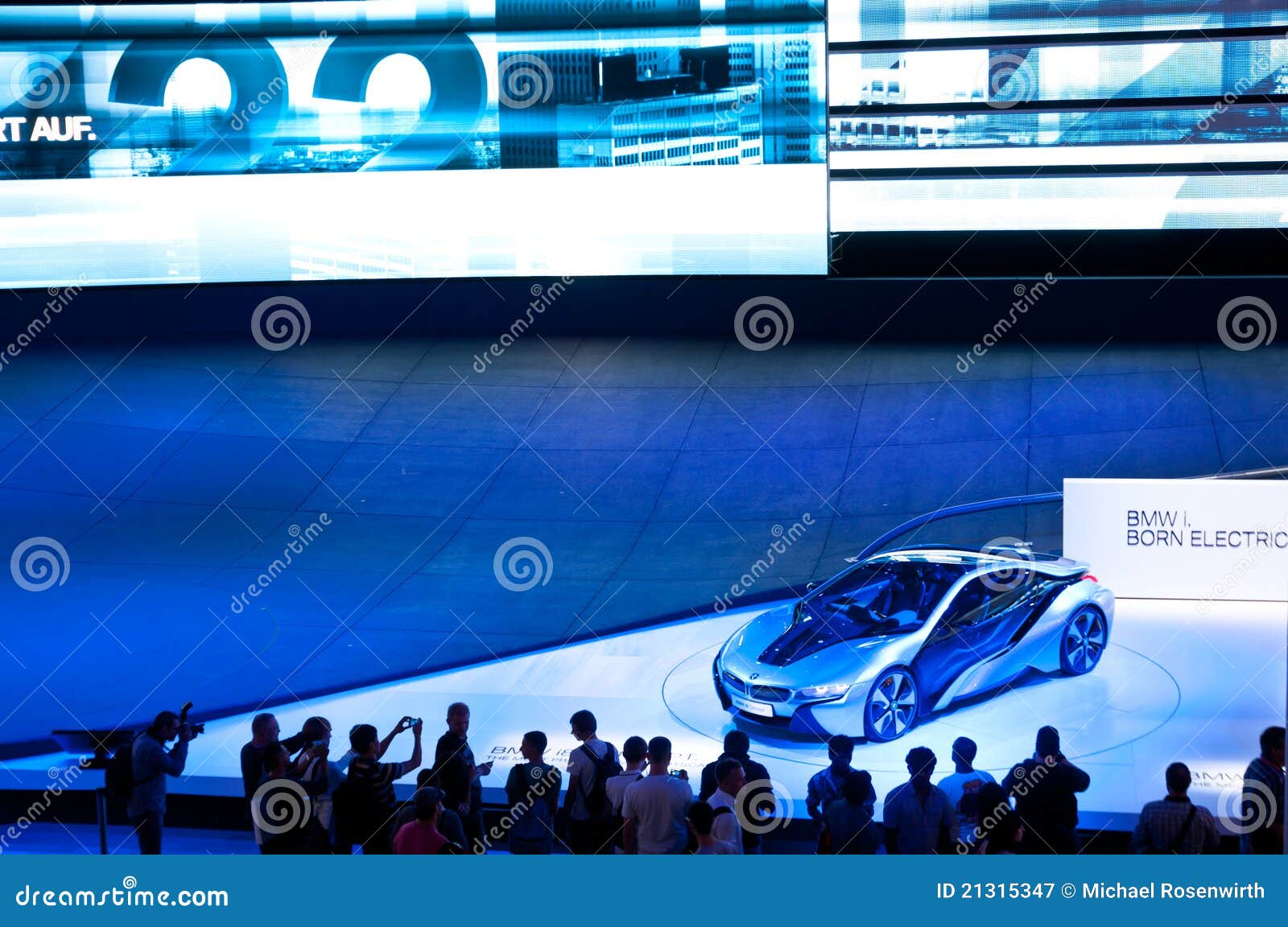 BMW I8 Concept Car on IAA 2011 Editorial Photography - Image of future ...