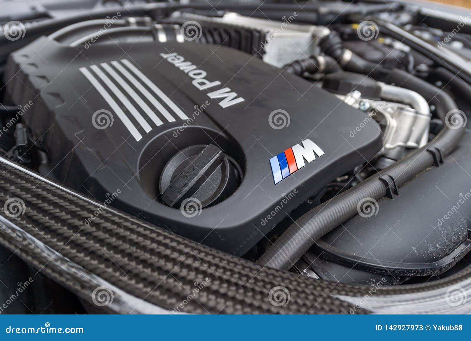 BMW M2 Competition engine editorial stock photo. Image of technology ...