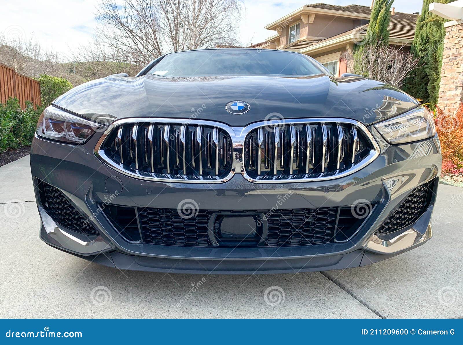 BMW M850i front low editorial image. Image of dominating - 211209600