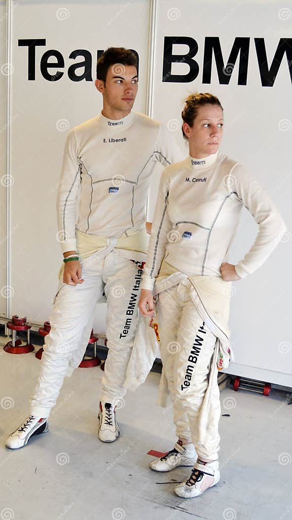 BMW race drivers editorial photography. Image of championship - 28037012