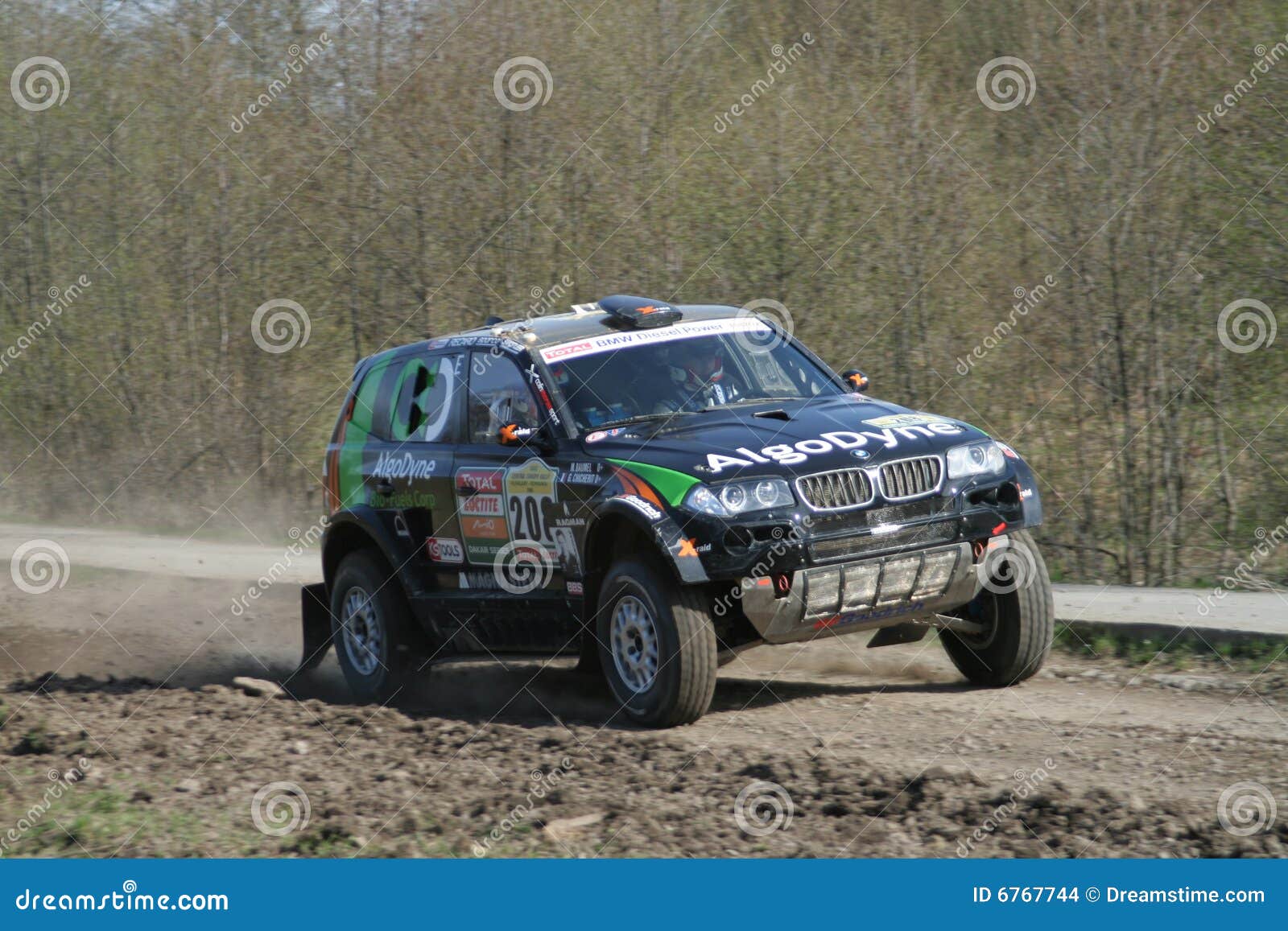 BMW Rally Car editorial stock image. Image of terrain - 6767744
