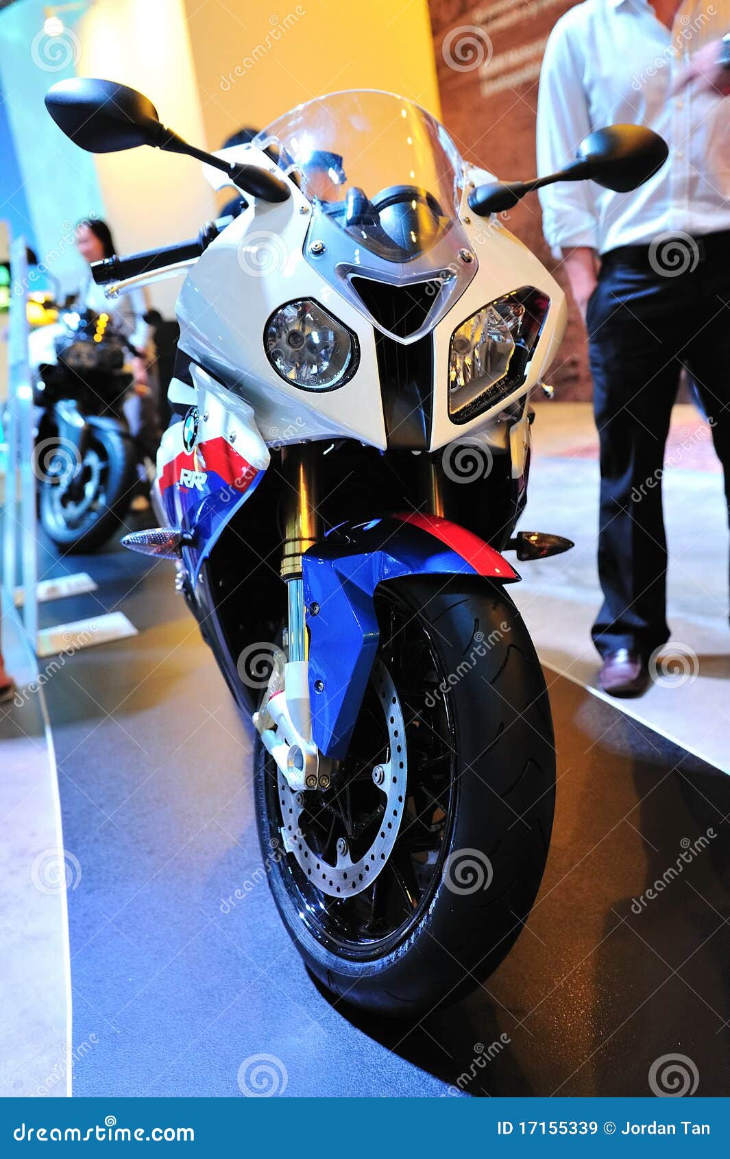 BMW RR S1000 motorcycle editorial stock image. Image of display - 17155339