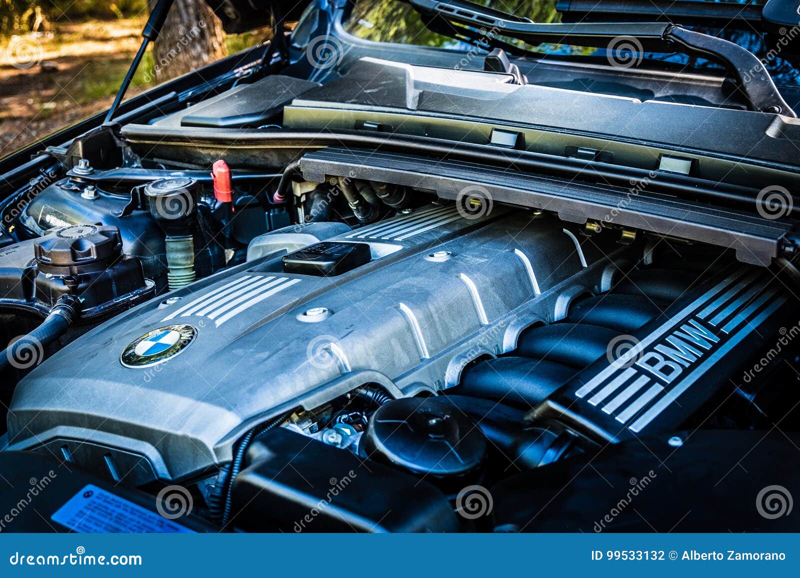 BMW 3 Series E90 330i Sparkling Graphite Engine View at the Mountain ...