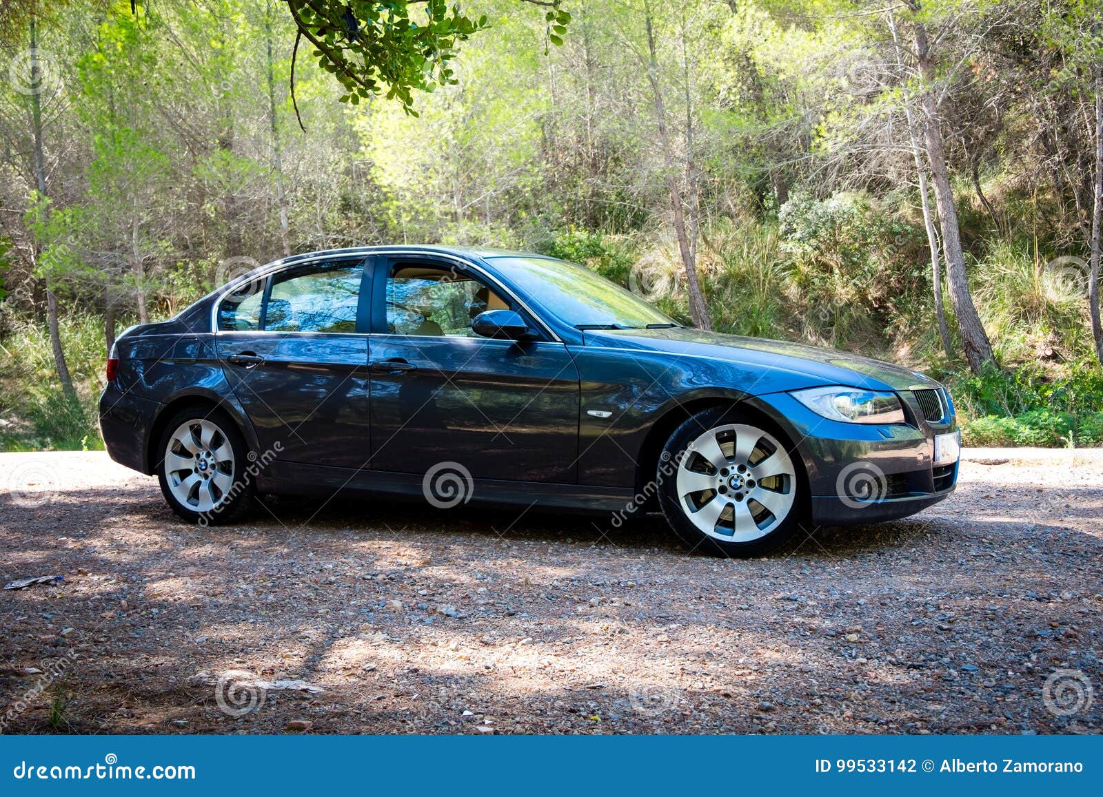BMW 3 Series E90 330i Sparkling Graphite at the Mountain Road Editorial ...