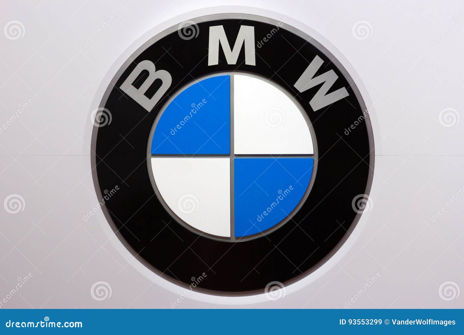 BMW-symbool redactionele stock afbeelding. Image of voertuig - 93553299