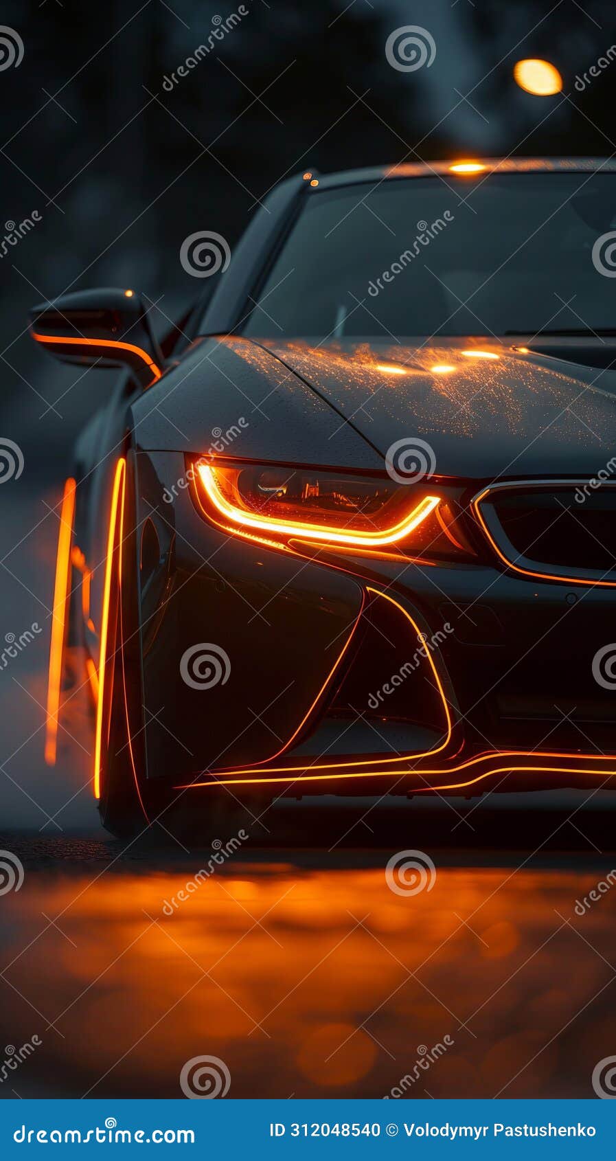 BMW Unveiled Its Concept Car for the First Time Stock Photo - Image of ...