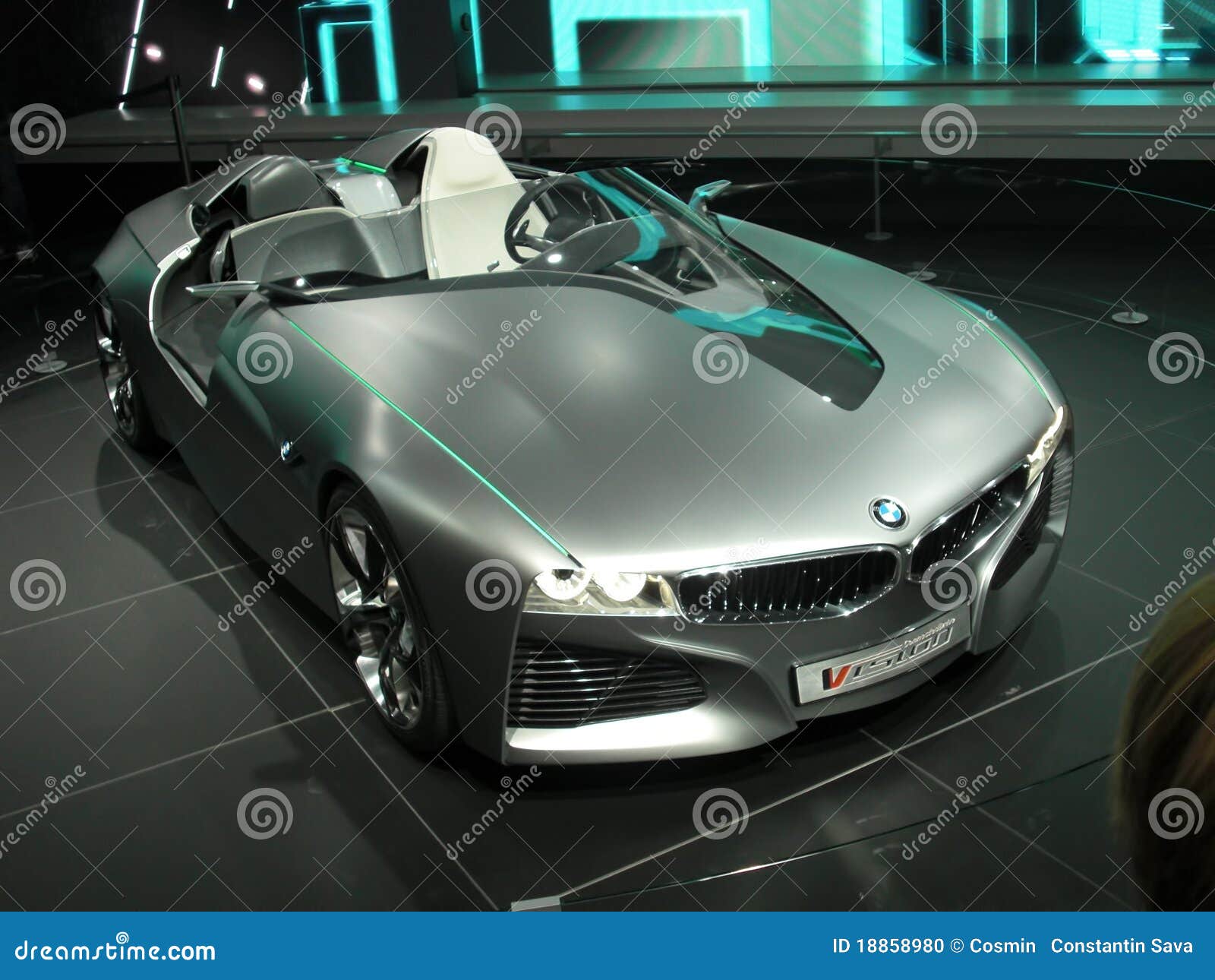 BMW Vision Connected Drive editorial image. Image of booth - 18858980