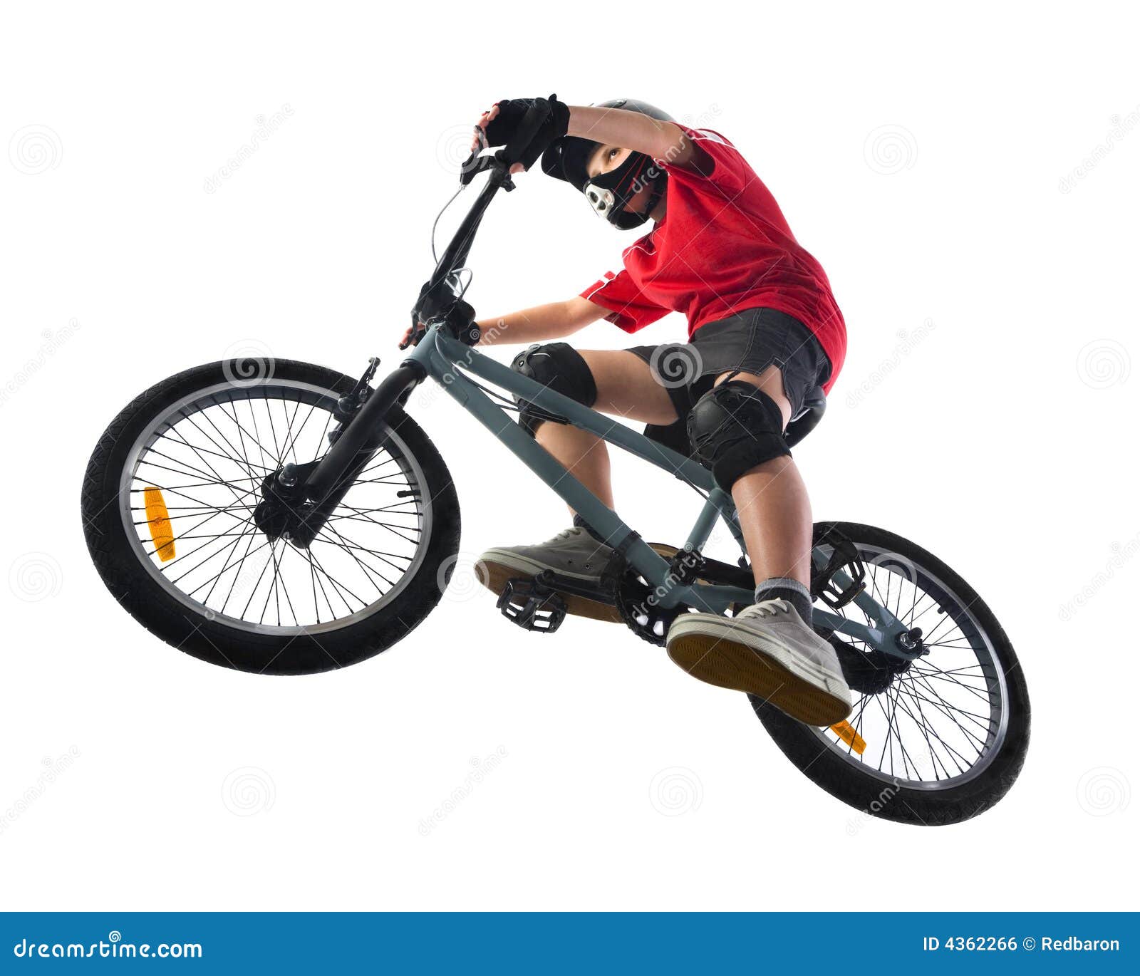 BMX biker stock photo. Image of practice, sport, isolated - 4362266