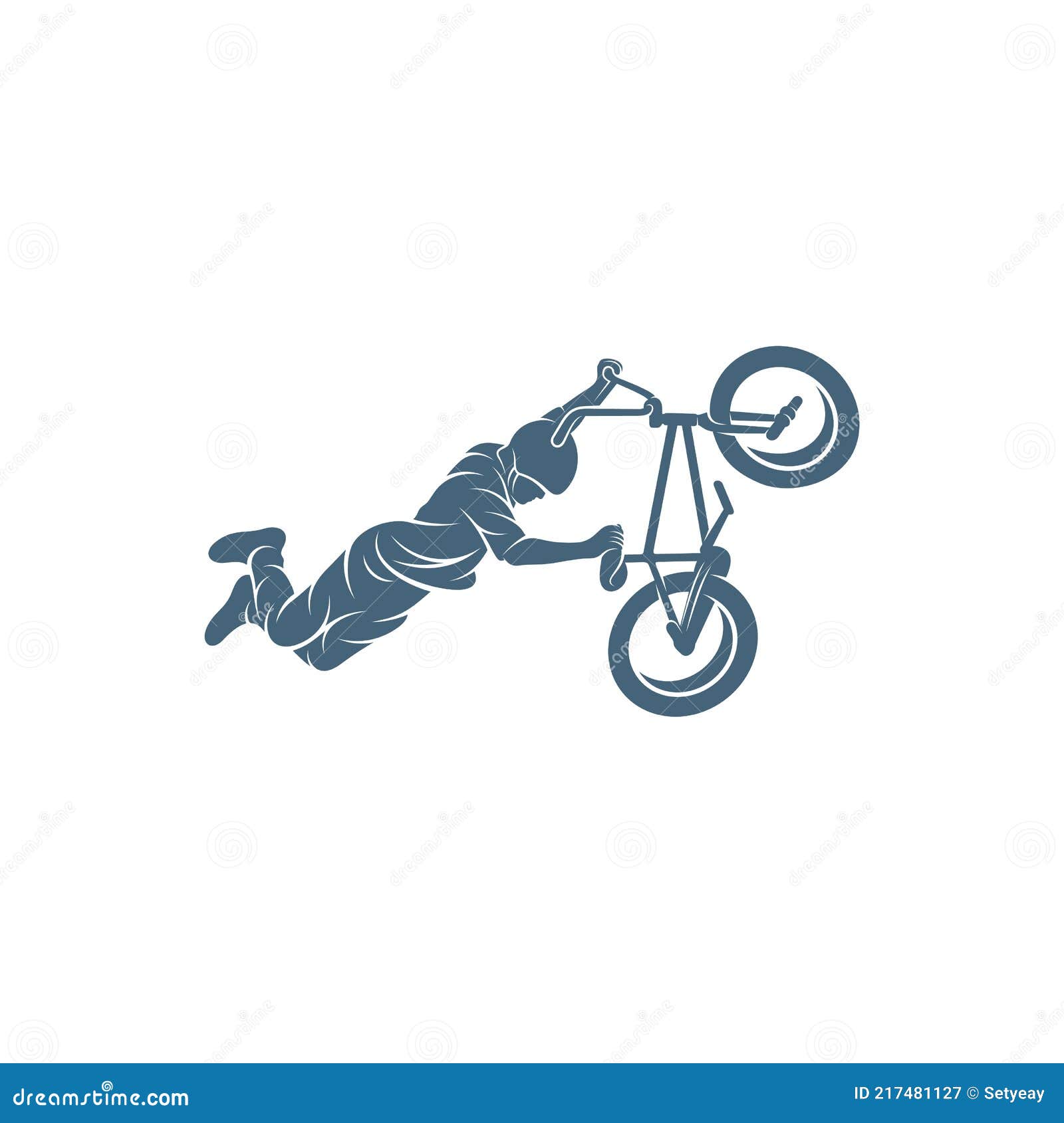 BMX Design Vector Illustration, Creative BMX Logo Design Concept ...