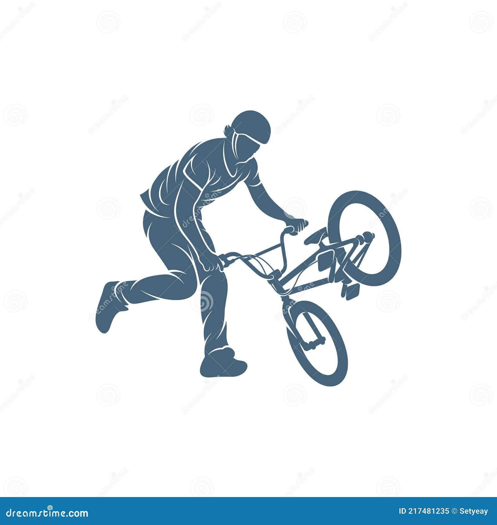 BMX Design Vector Illustration, Creative BMX Logo Design Concept ...
