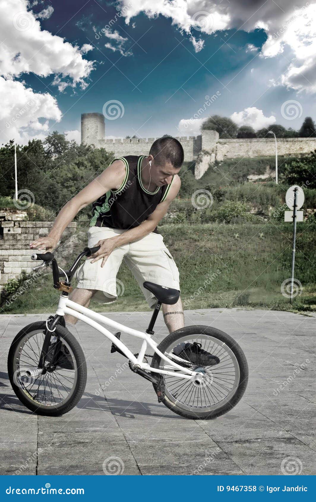 BMX Freestyler stock photo. Image of athlete, exercise - 9467358