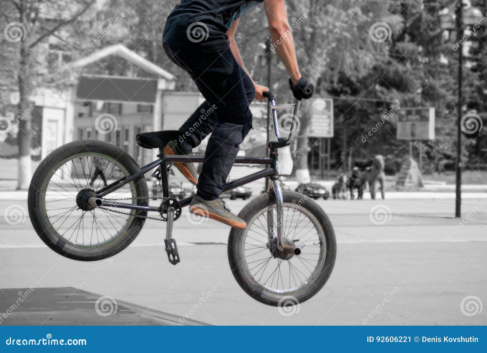 BMX Rider Does Crankflip on the Ramp Stock Image - Image of exercise ...