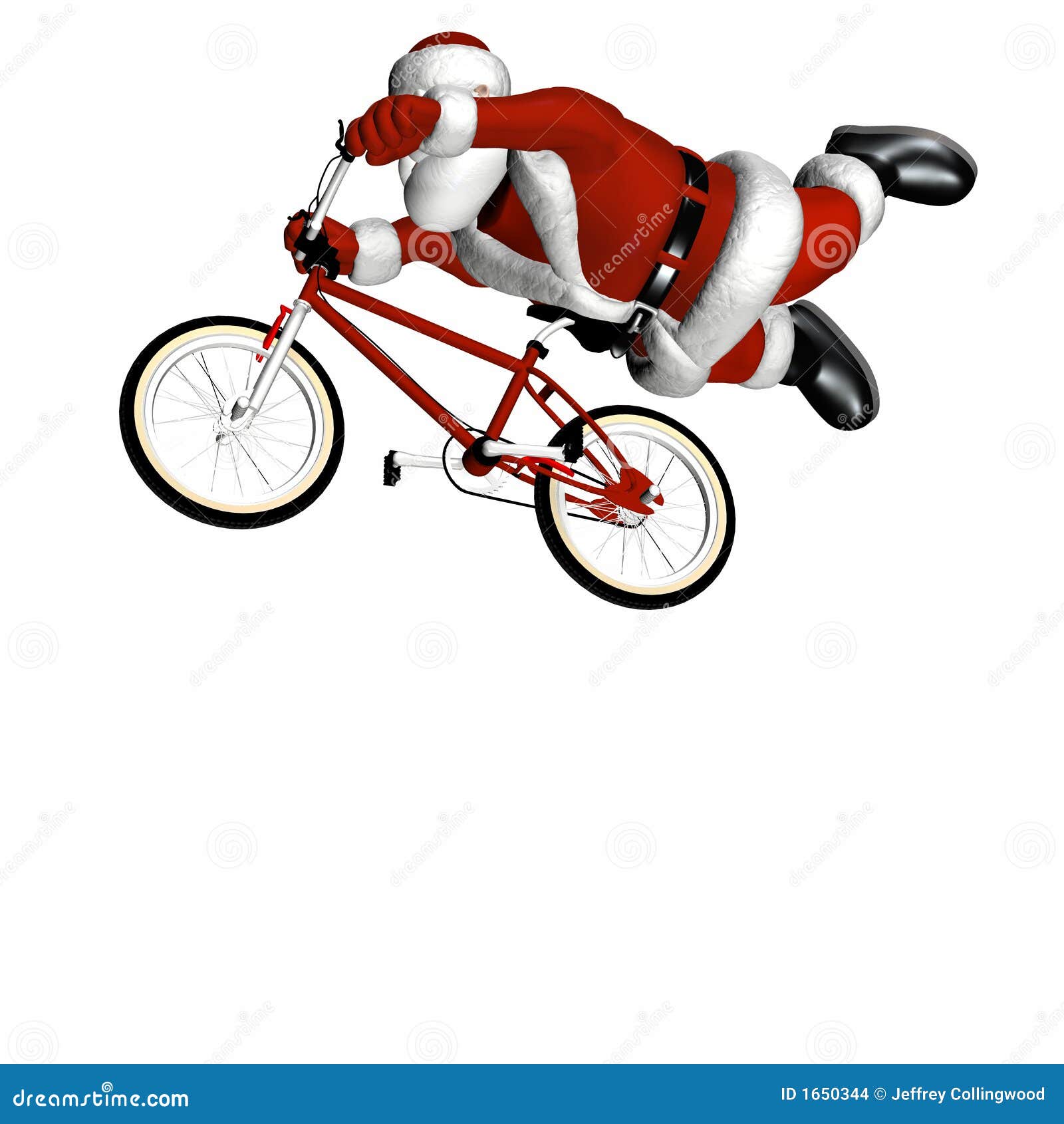 BMX Santa 2 foto de archivo. Imagen de motocross, bici - 1650344