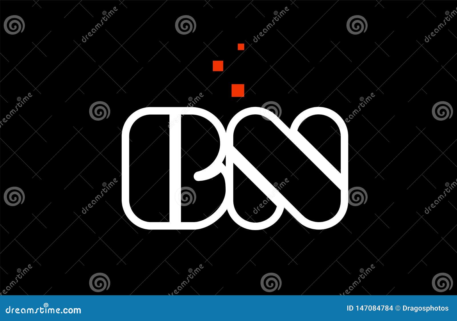 BN B N Black White Red Alphabet Letter Combination Logo Icon Design ... BN B N Black White Red Alphabet Letter Combination Logo Icon Design ...