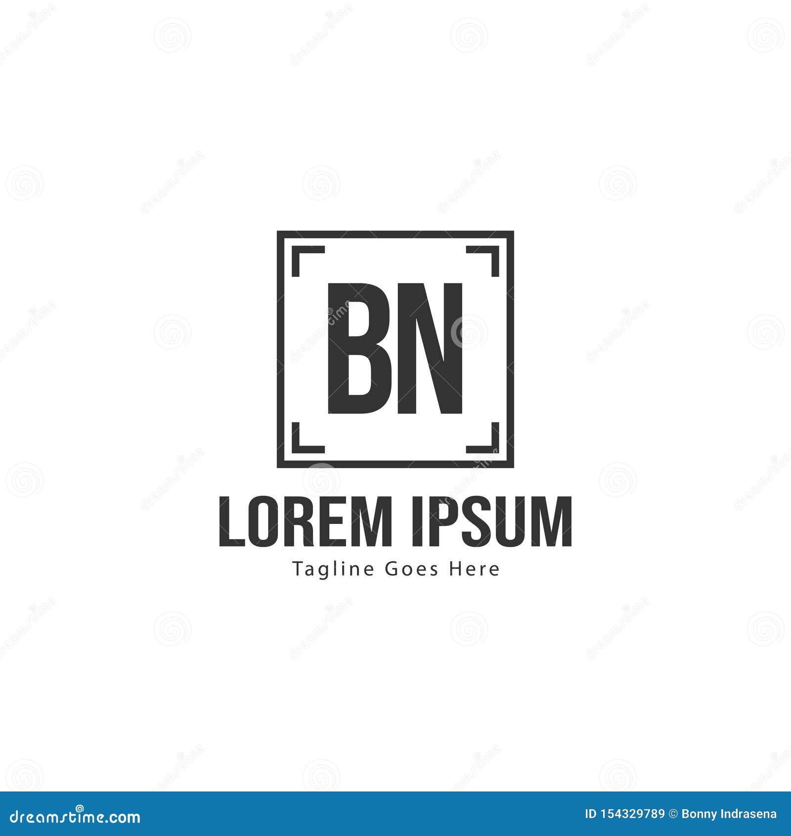 BN Letter Logo Design. Creative Modern BN Letters Icon Illustration ...