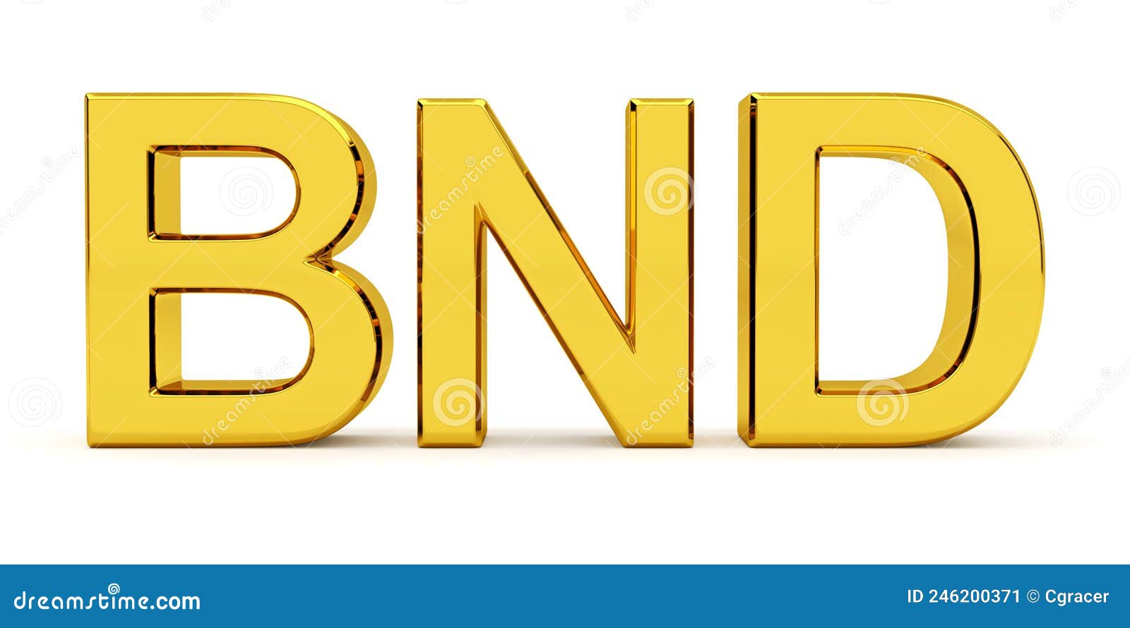 BND Brunei Dollar Currency Code Stock Illustration - Illustration of ...