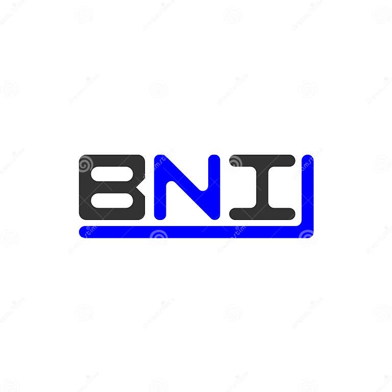 BNI Letter Logo Creative Design with Vector Graphic, BNI Stock ...