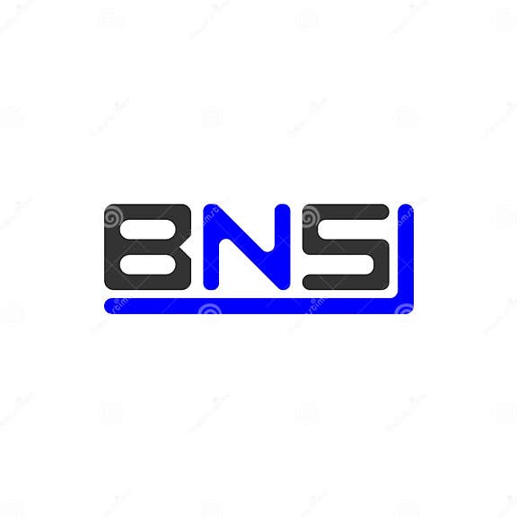BNS Letter Logo Creative Design with Vector Graphic, BNS Stock Vector ...