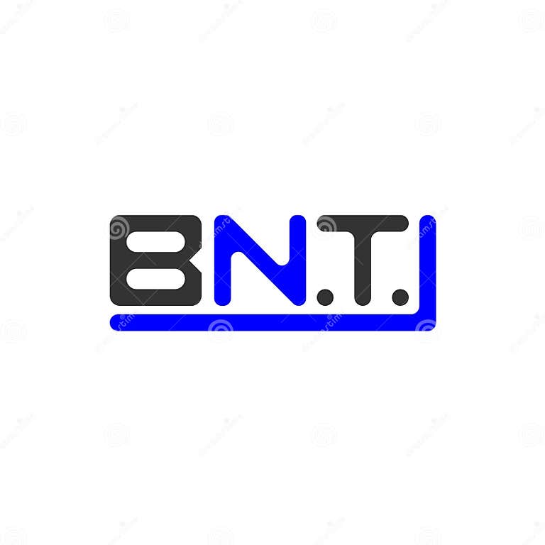 BNT Letter Logo Creative Design with Vector Graphic, BNT Stock Vector ...