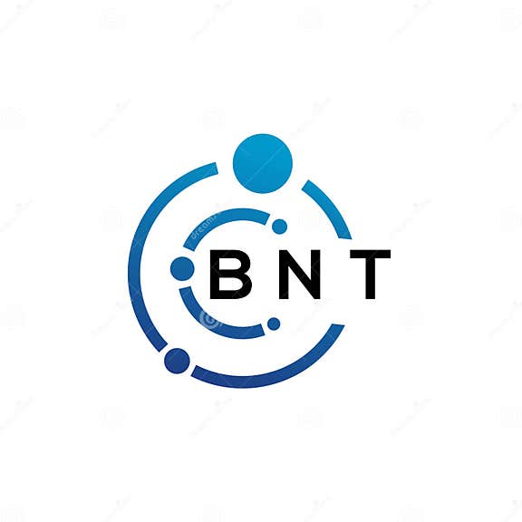 BNT Letter Logo Design on White Background. BNT Creative Initials ...