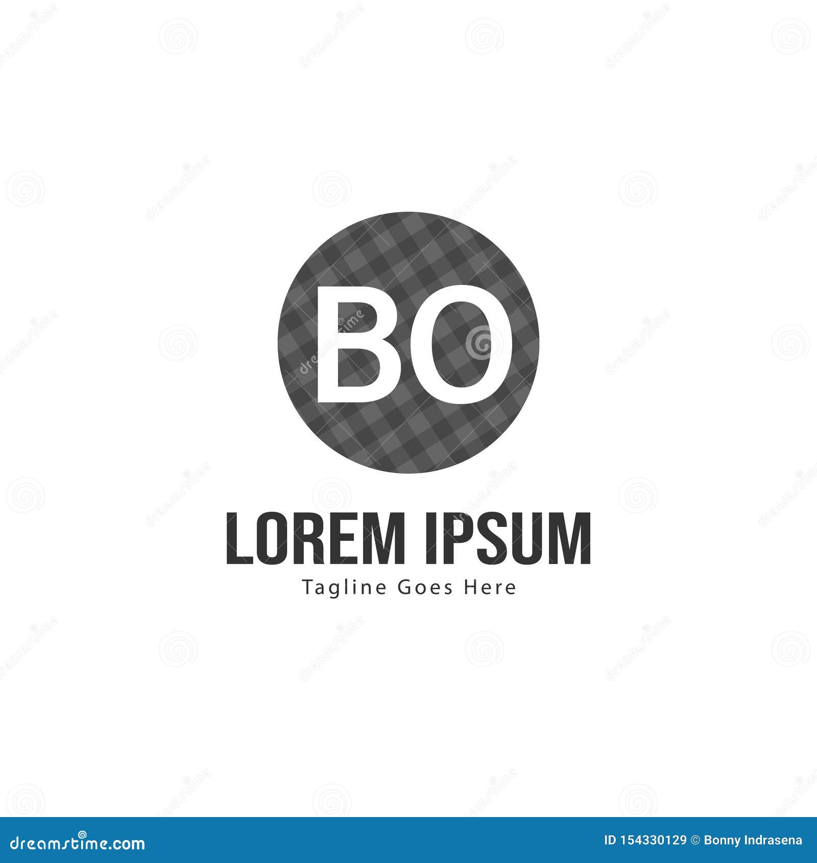 BO Letter Logo Design. Creative Modern BO Letters Icon Illustration ...