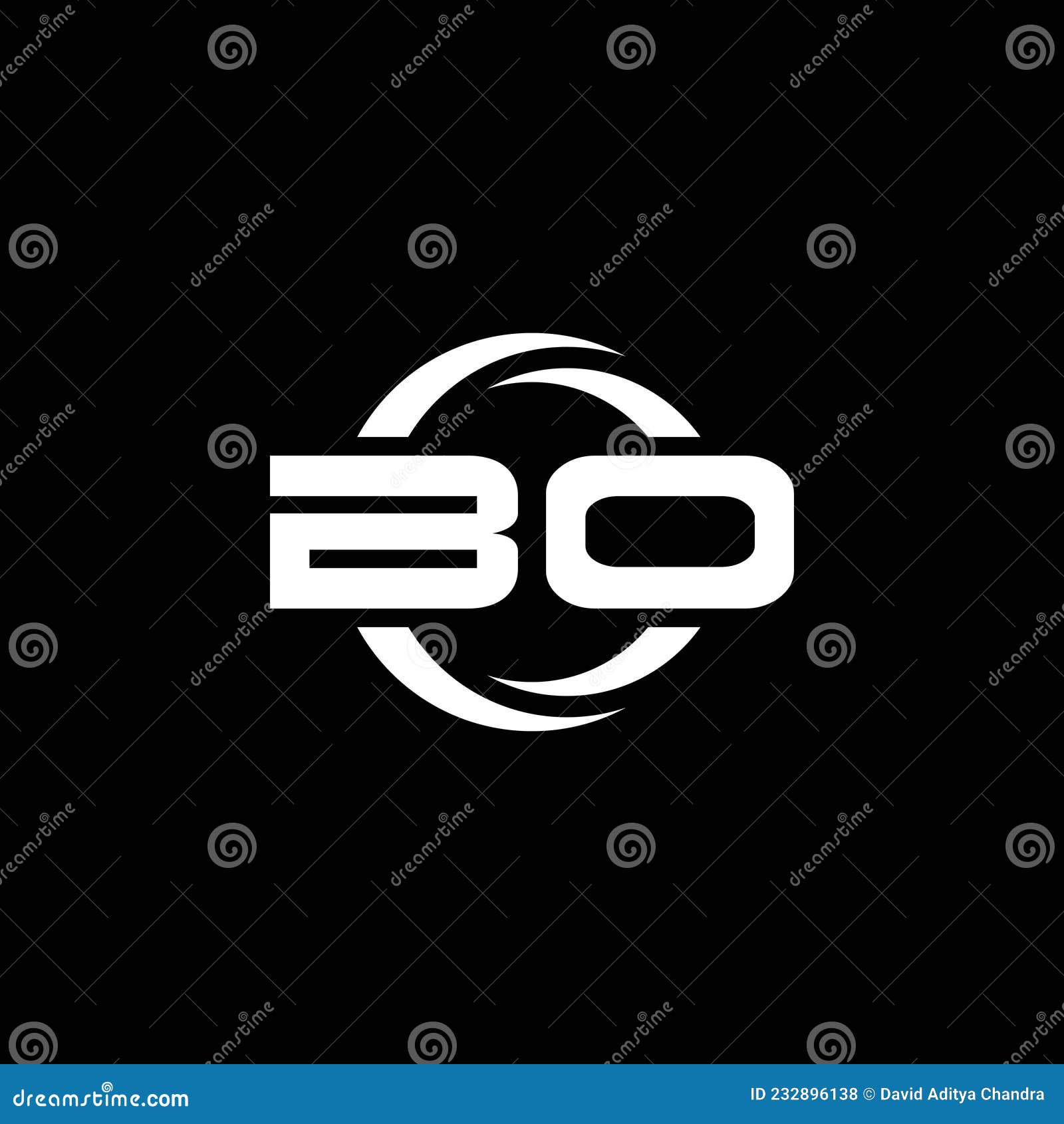 BO Logo Monogram Design Template Stock Vector - Illustration of graphic ...