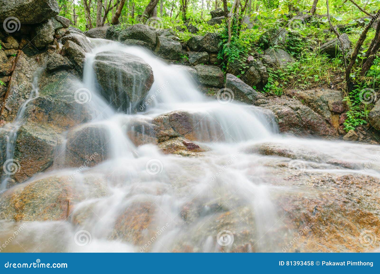 Bo Ya waterfall stock photo. Image of phetchaburi, rocks - 81393458