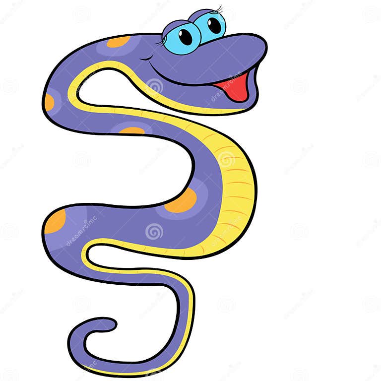 Boa Cartoon Vector Illustration Stock Vector - Illustration of humor ...