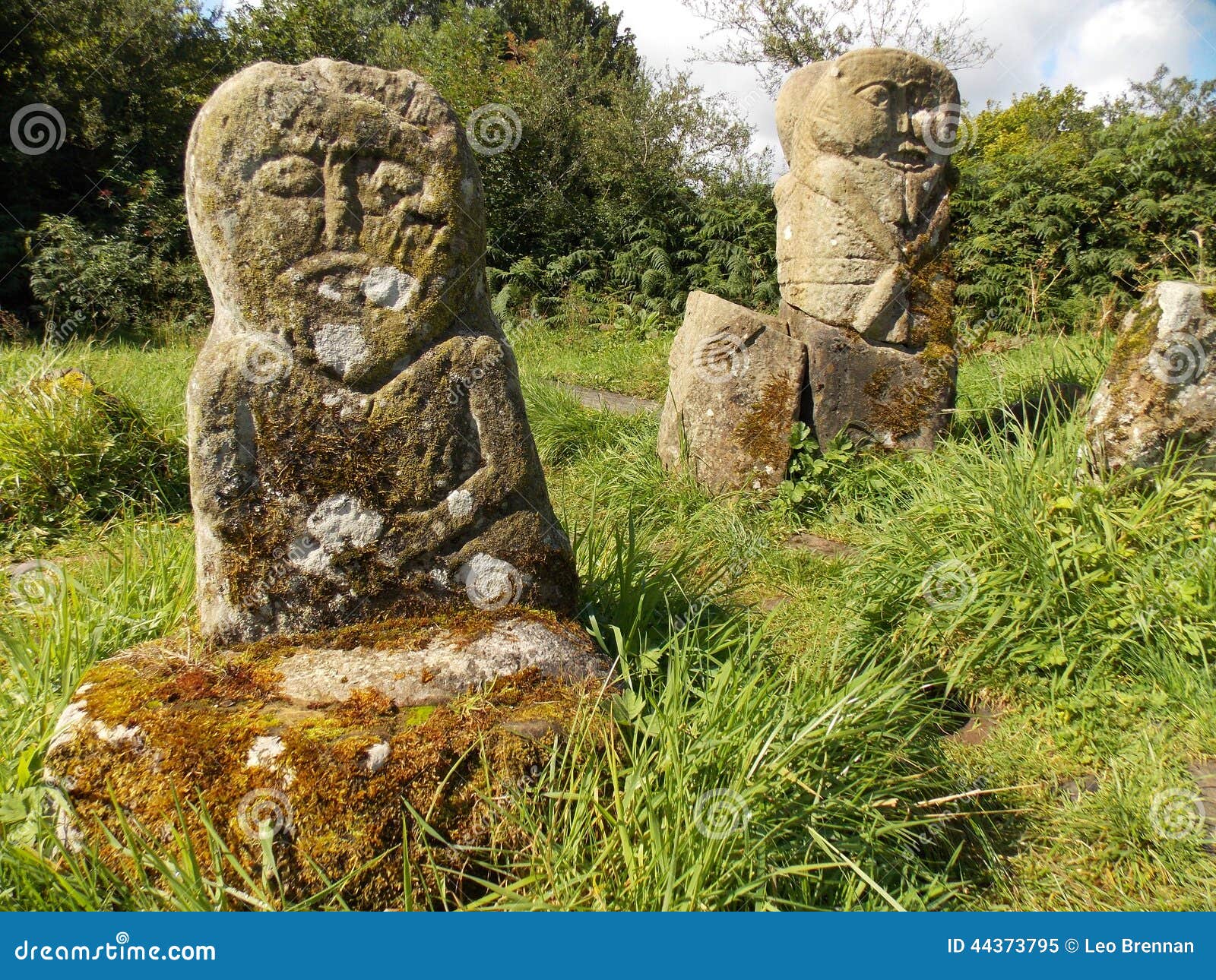 Boa Island Celtic idols. stock image. Image of ancient - 44373795