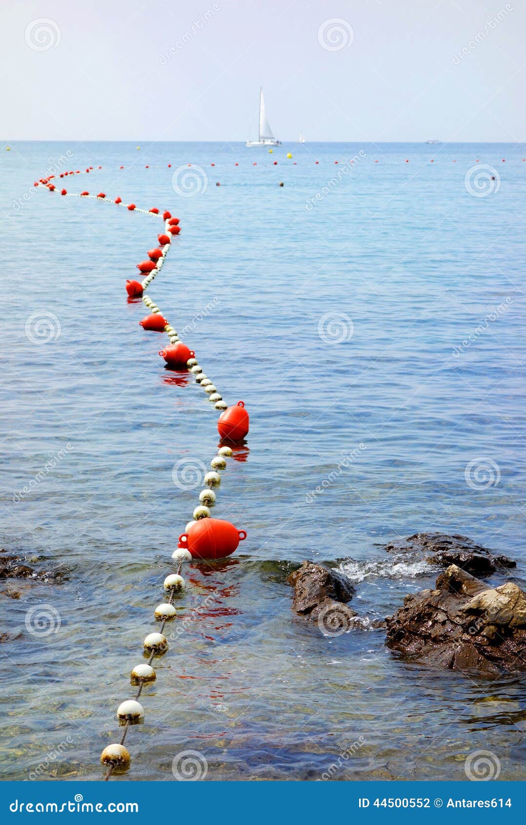 Boa rossa fotografia stock. Immagine di spiaggia, galleggiante - 44500552