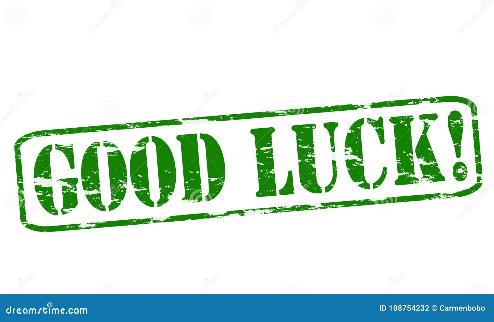 Boa sorte ilustração stock. Ilustração de moagem, variado - 108754232
