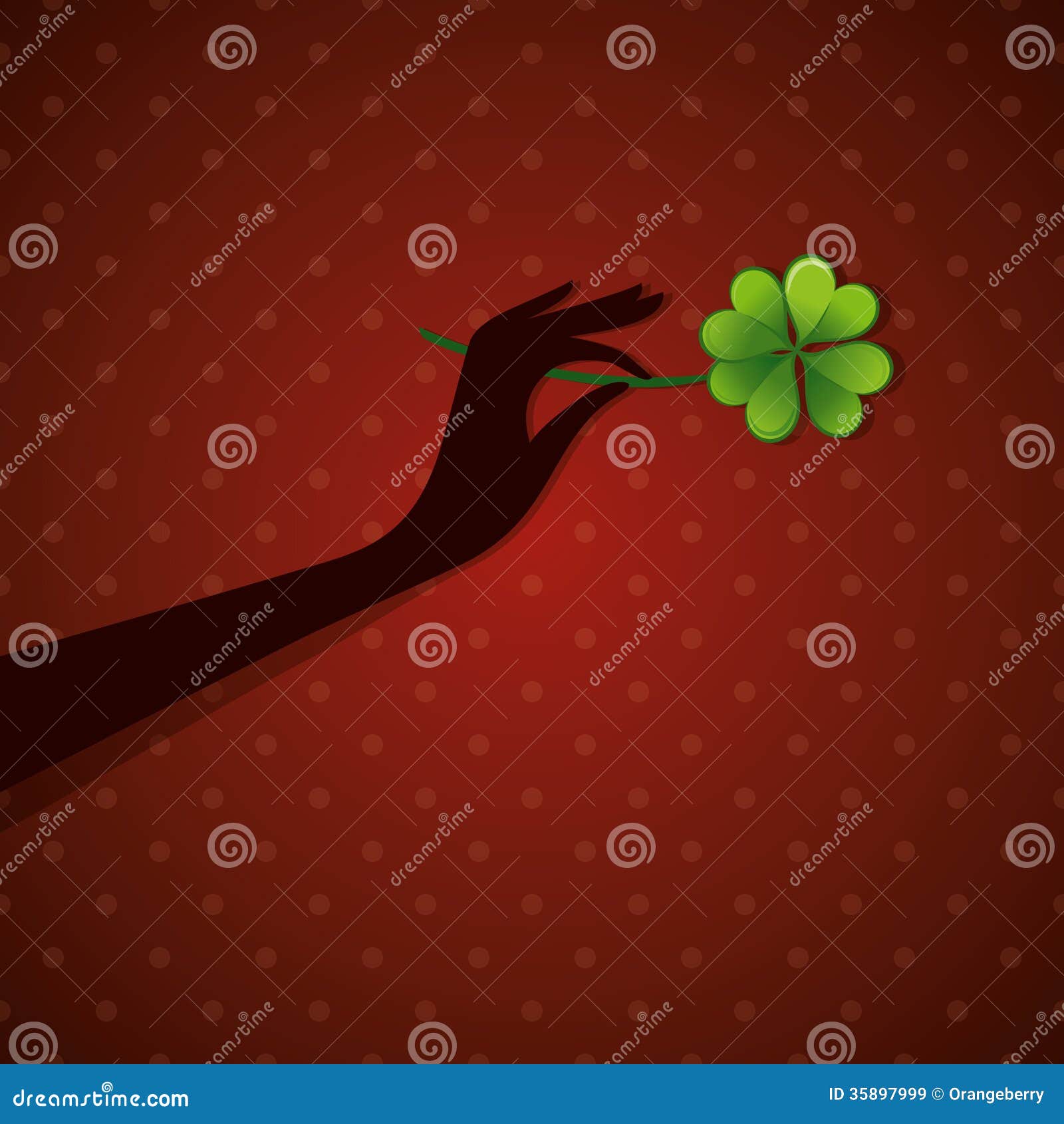 Boa sorte ilustração do vetor. Ilustração de projeto - 35897999