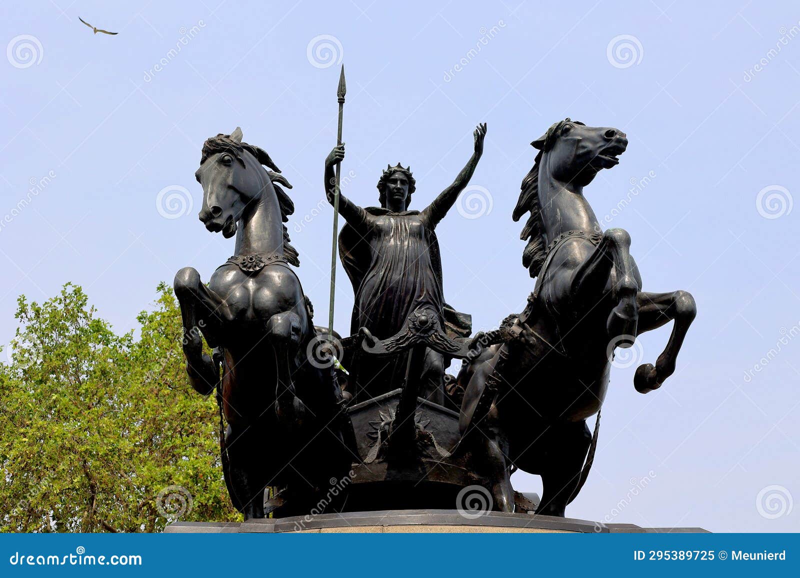 Boadicea and Her Daughters is a Bronze Sculptural Group Editorial Image ...