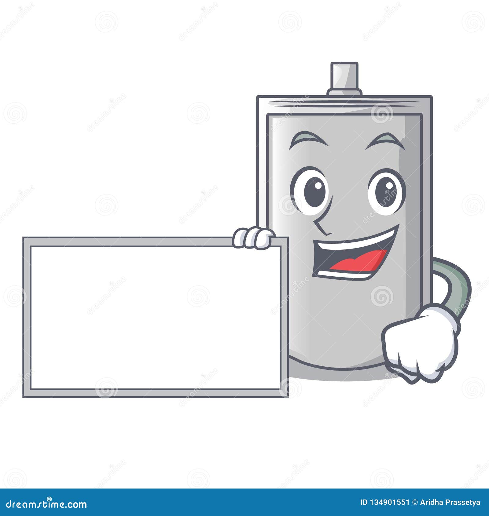 With Board Bag Packaging Food in Shape Cartoon Stock Vector ...