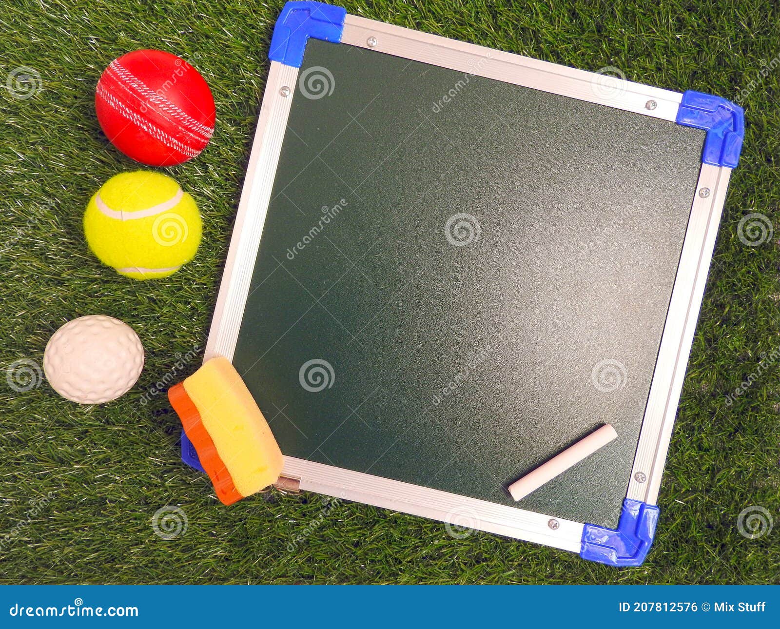 Board and ball stock photo. Image of lawn, blankboard - 207812576