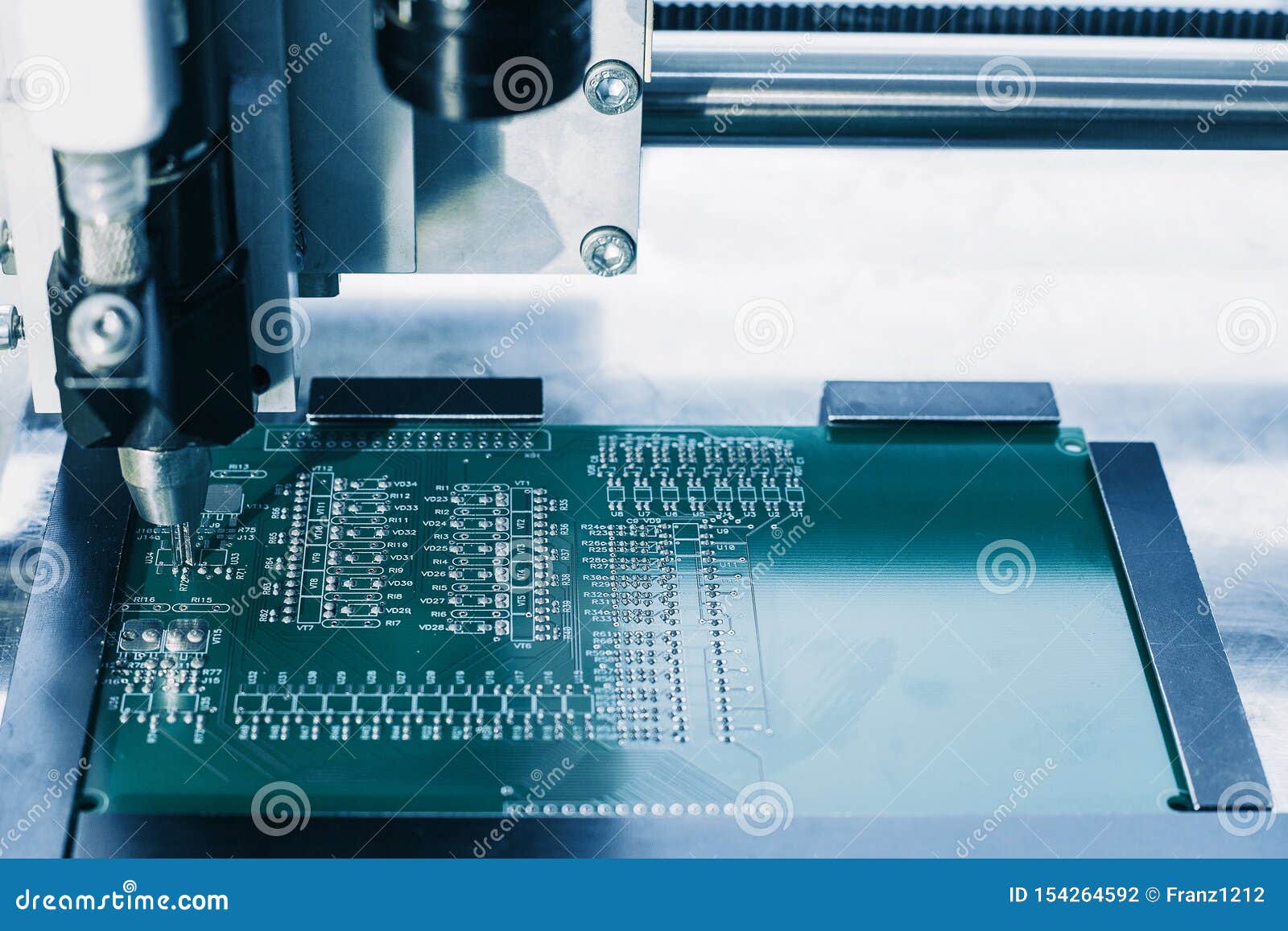 Board or Chip Manufacturing Stock Photo - Image of hightech, computer ...