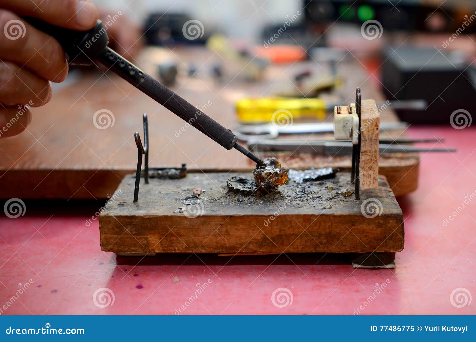 Chip Soldering Man Hands Royalty-Free Stock Image | CartoonDealer.com ...