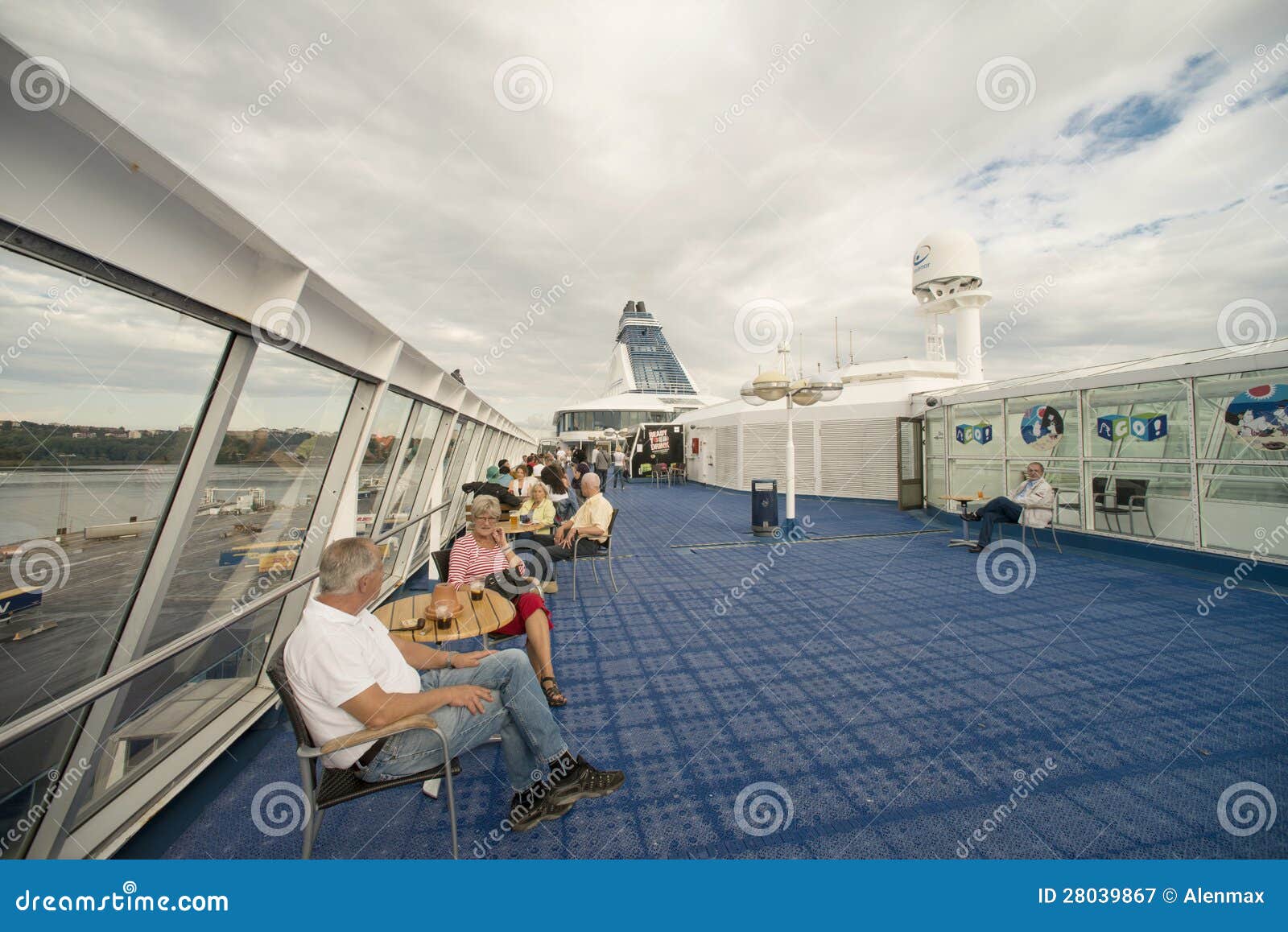On board the cruise ship editorial photography. Image of happy - 28039867