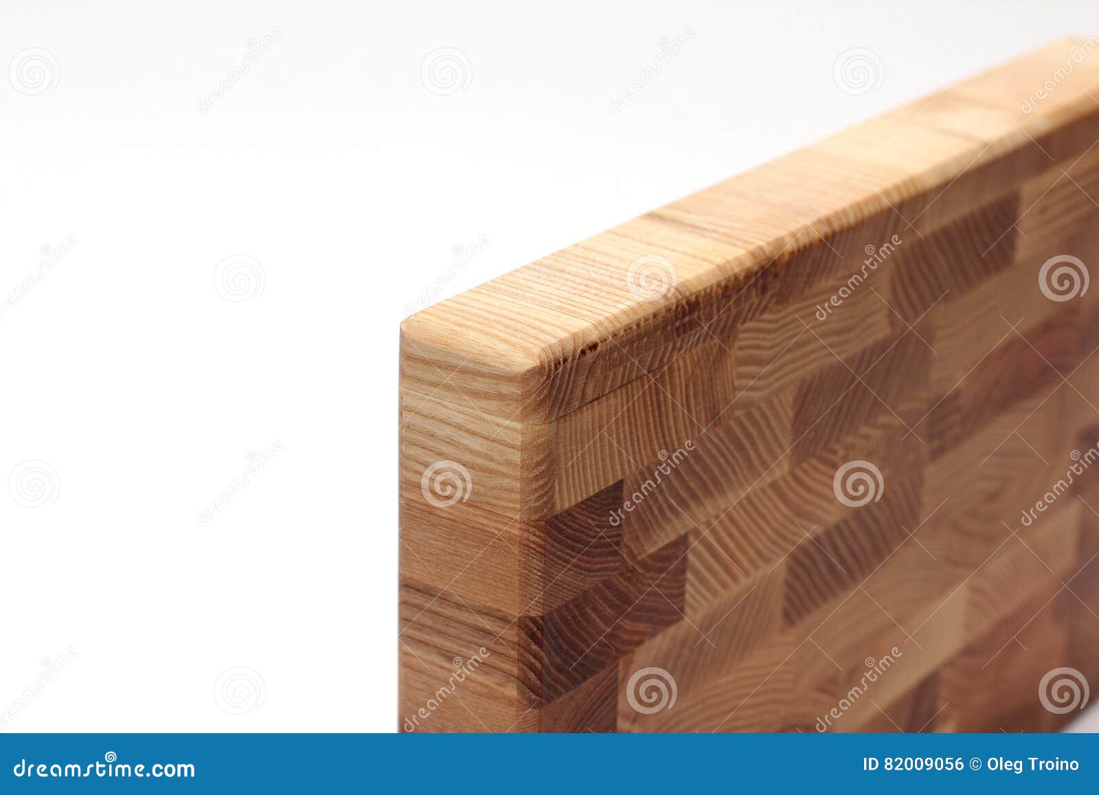 Board of Different Layers of Wood on a White Background Stock Photo ...
