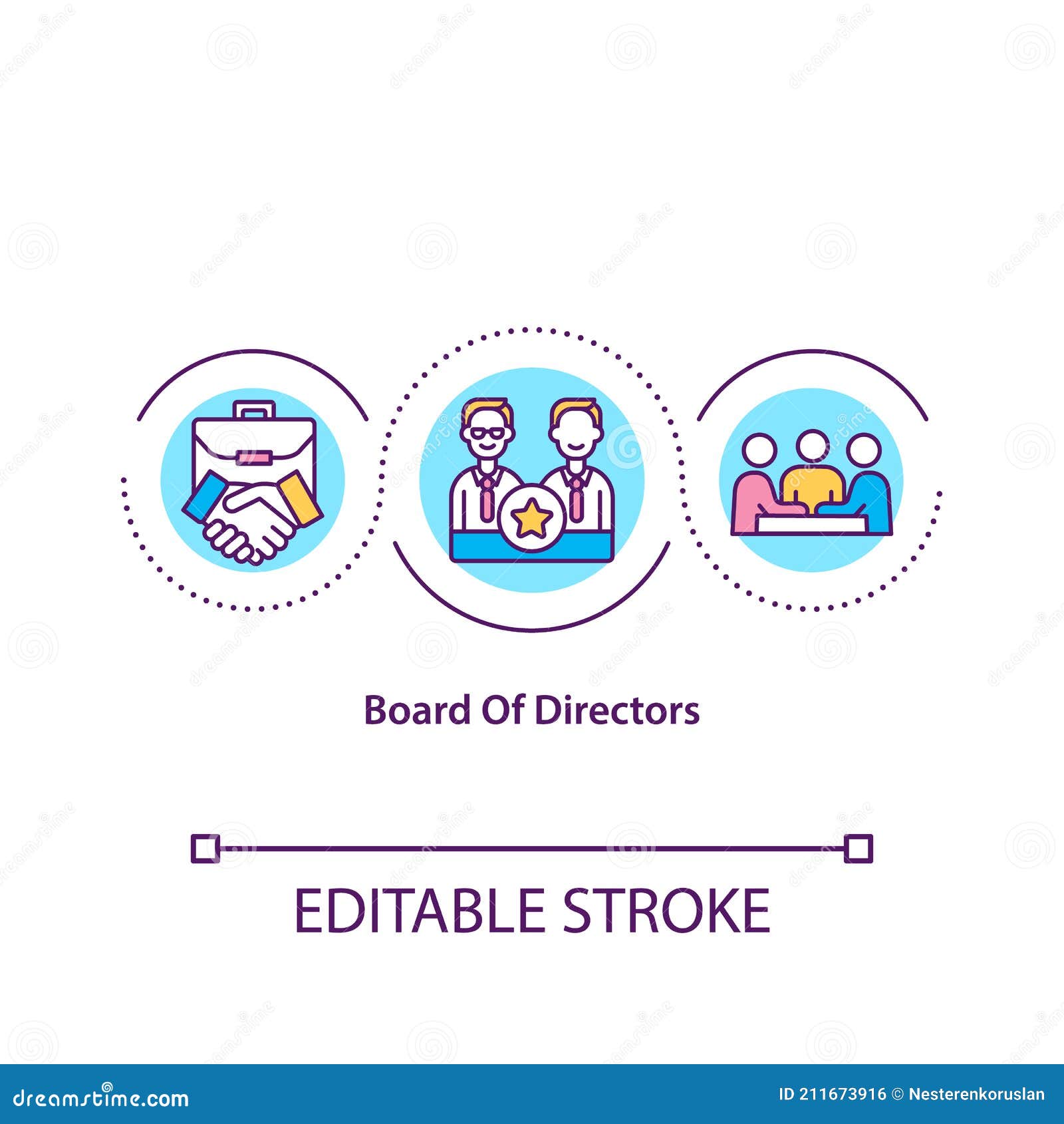 Board of Directors Concept Icon Stock Vector - Illustration of boss ... Board of Directors Concept Icon Stock Vector - Illustration of boss ...