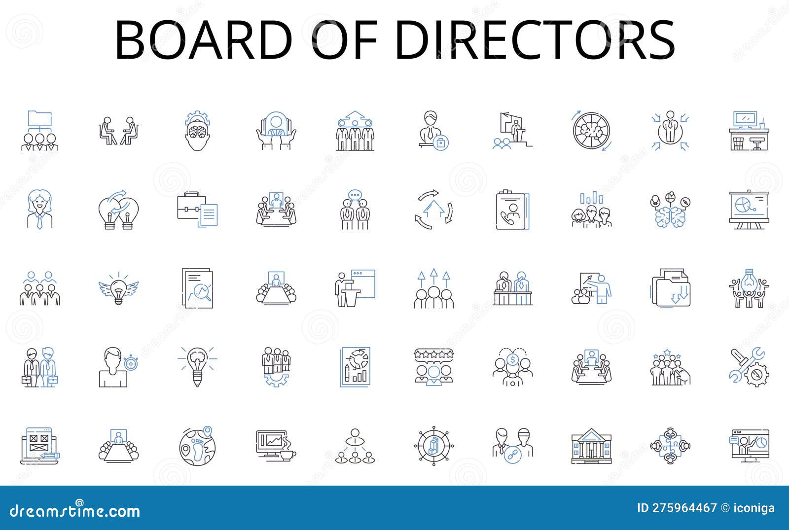 Ideation Inception Line Icons Collection. Brainstorming, Creativity ...
