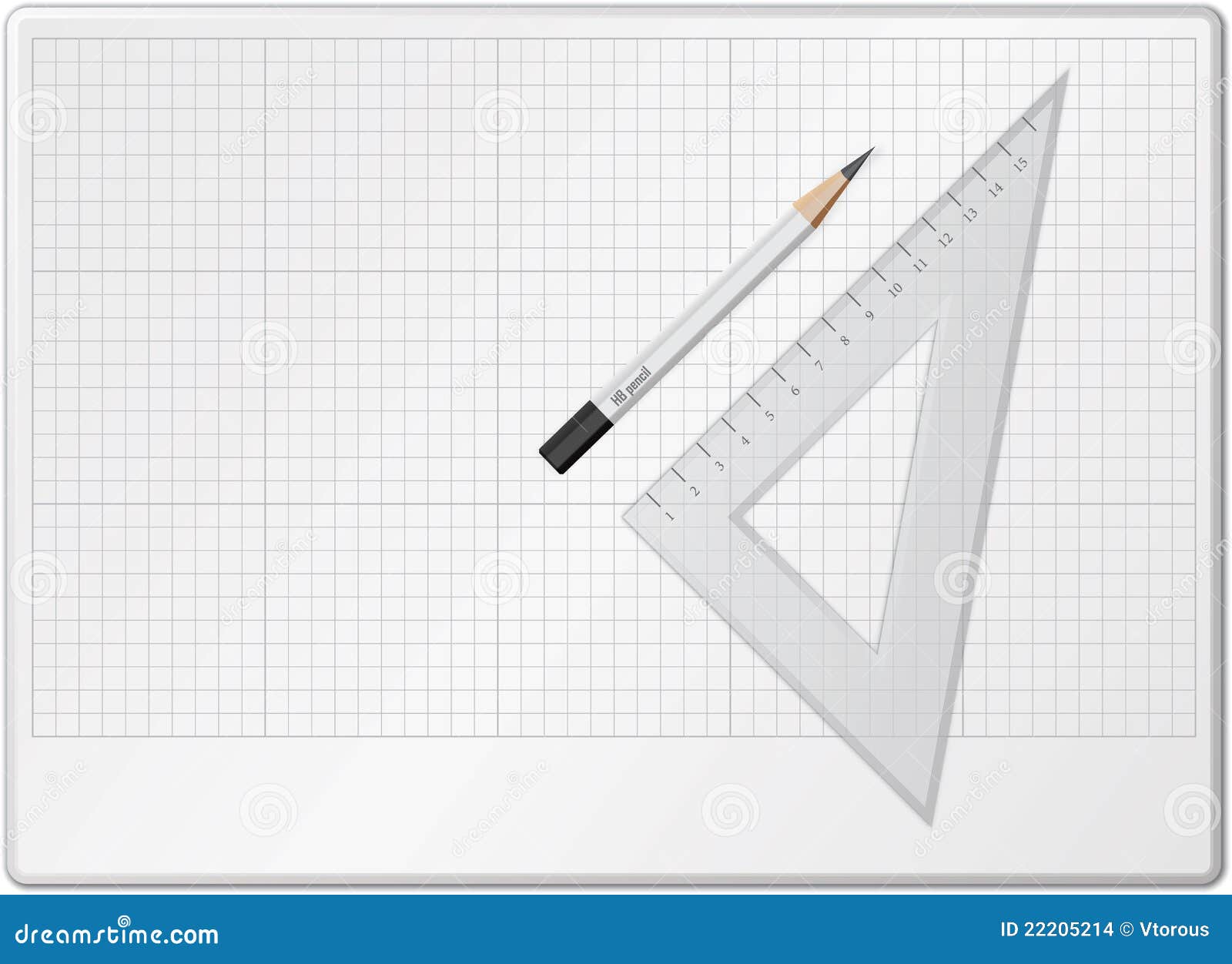 Board for drawing stock vector. Illustration of lesson - 22205214