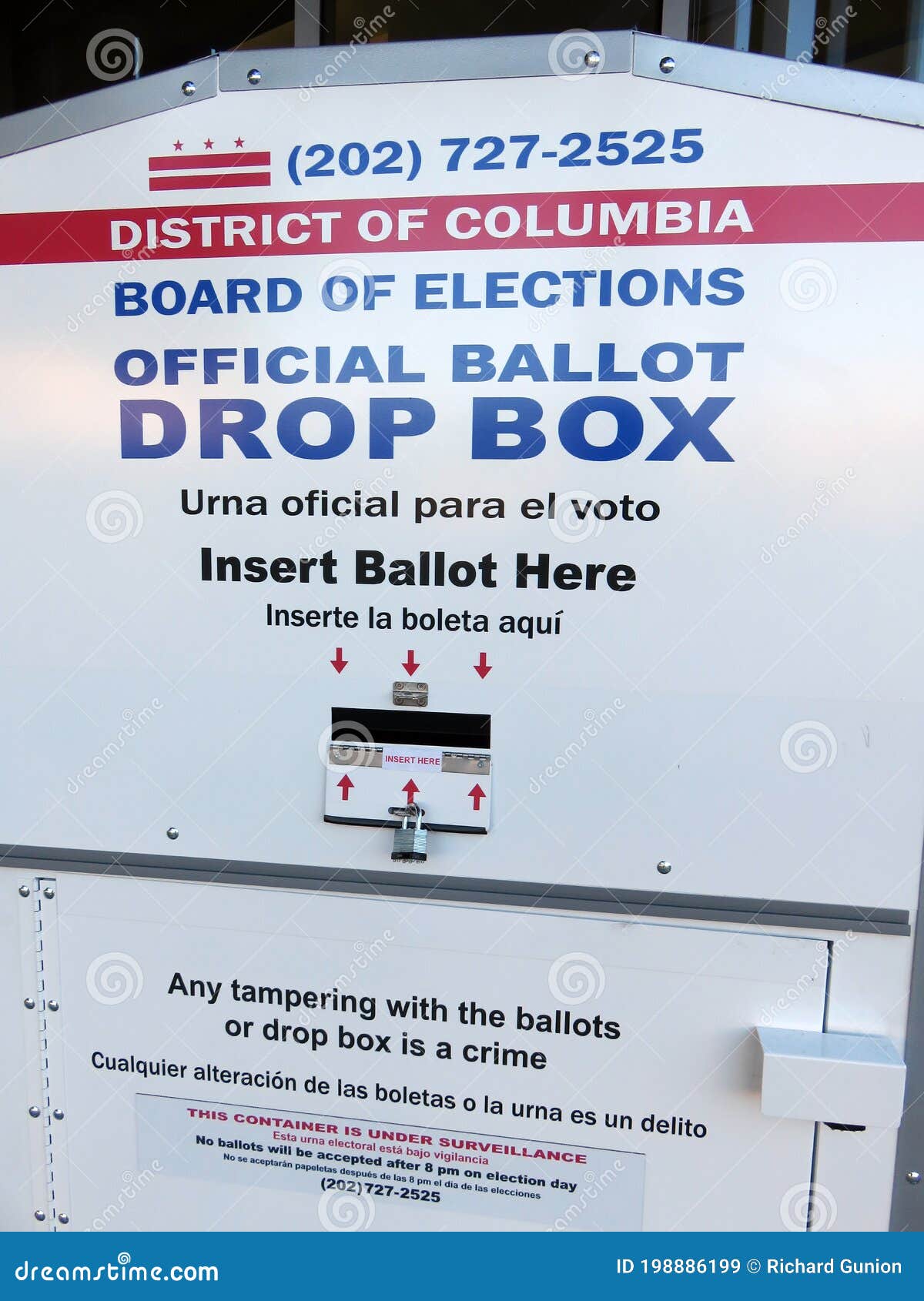 Board of Elections Drop Box Editorial Stock Image - Image of election ...