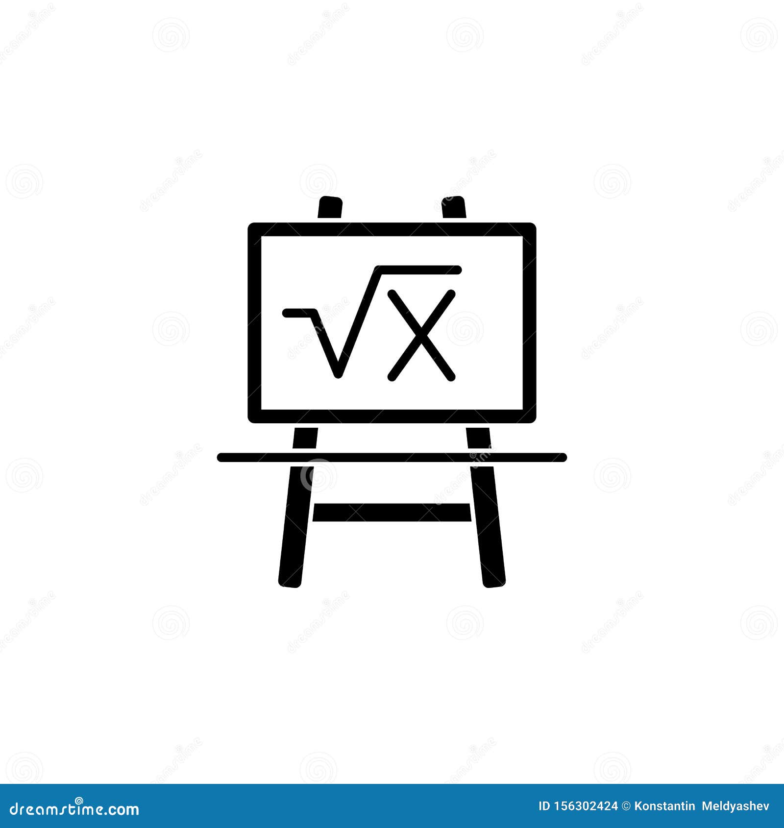 Board with Formula Icon. Element of Science Icon for Mobile Concept and ...