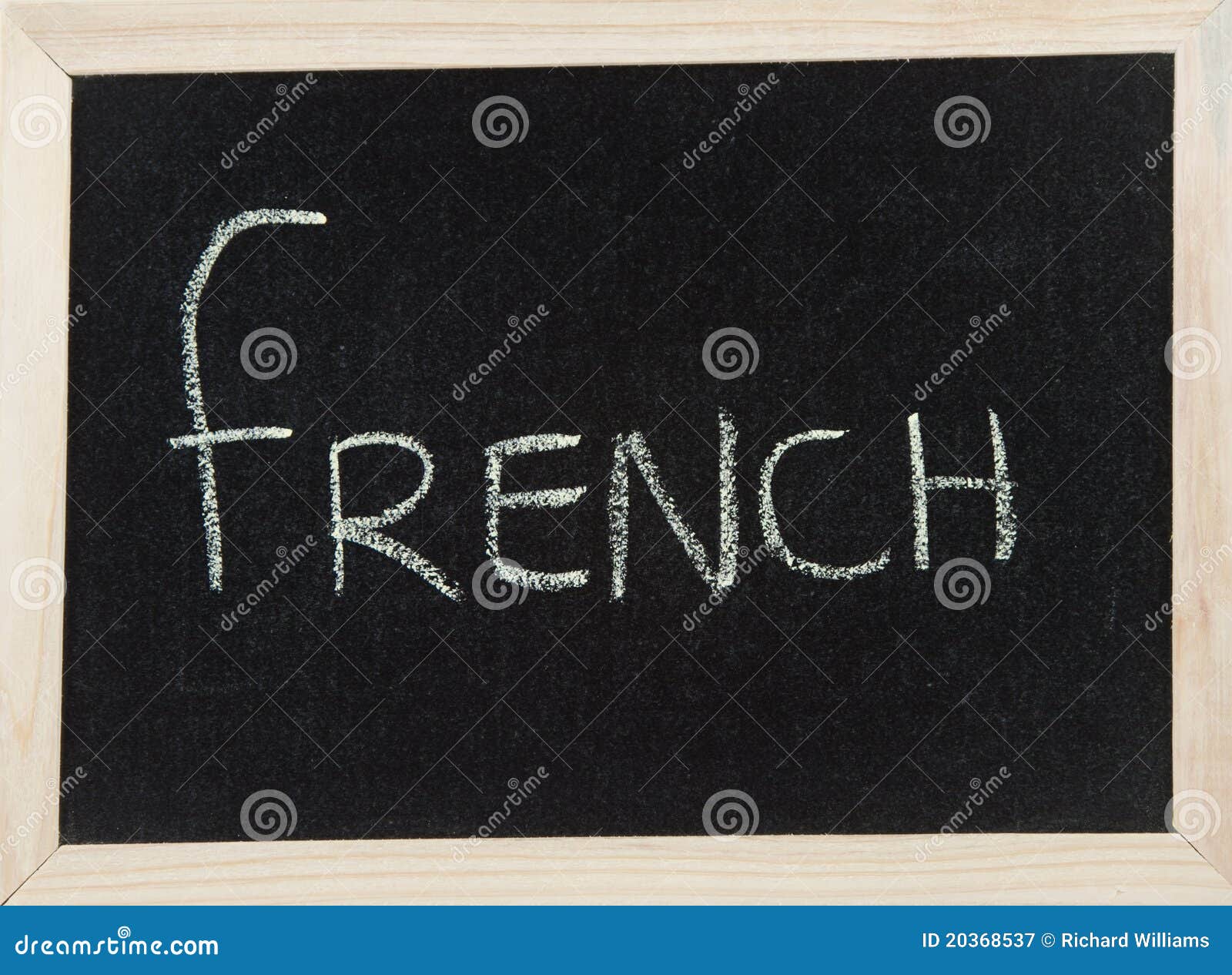 Board with FRENCH stock image. Image of lesson, class - 20368537