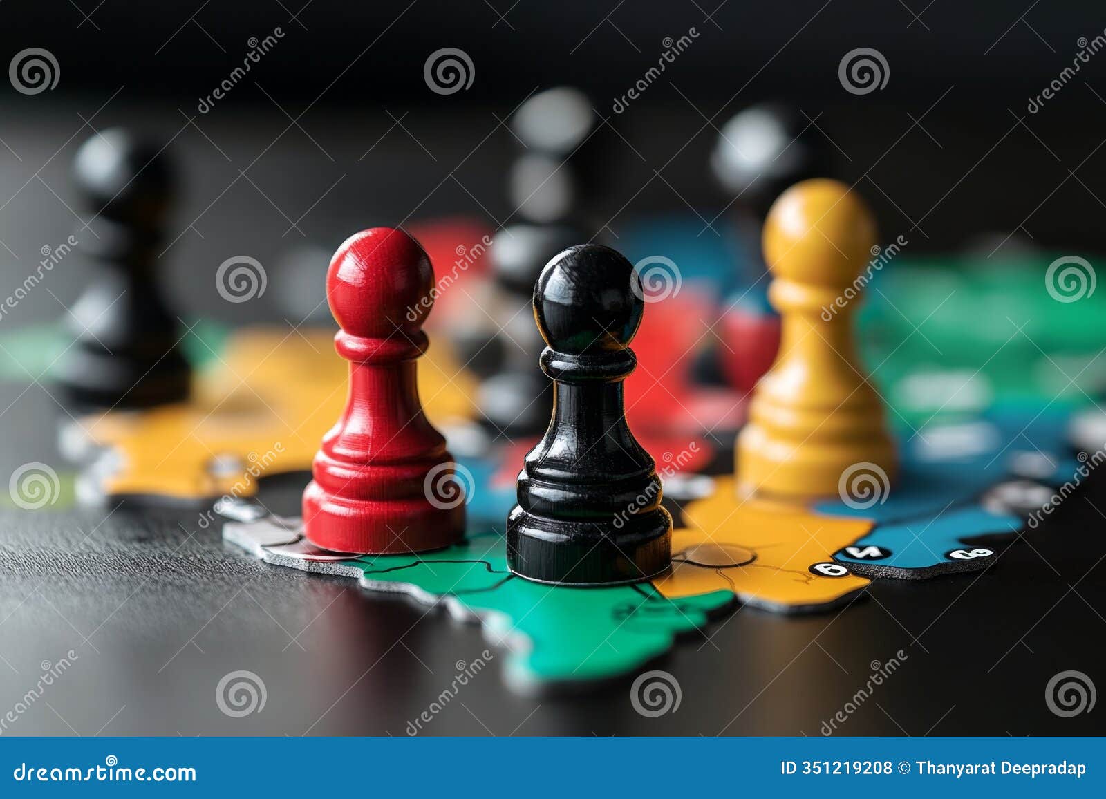 Board Game, Area Control, Dominating the Board Involves Claiming ...