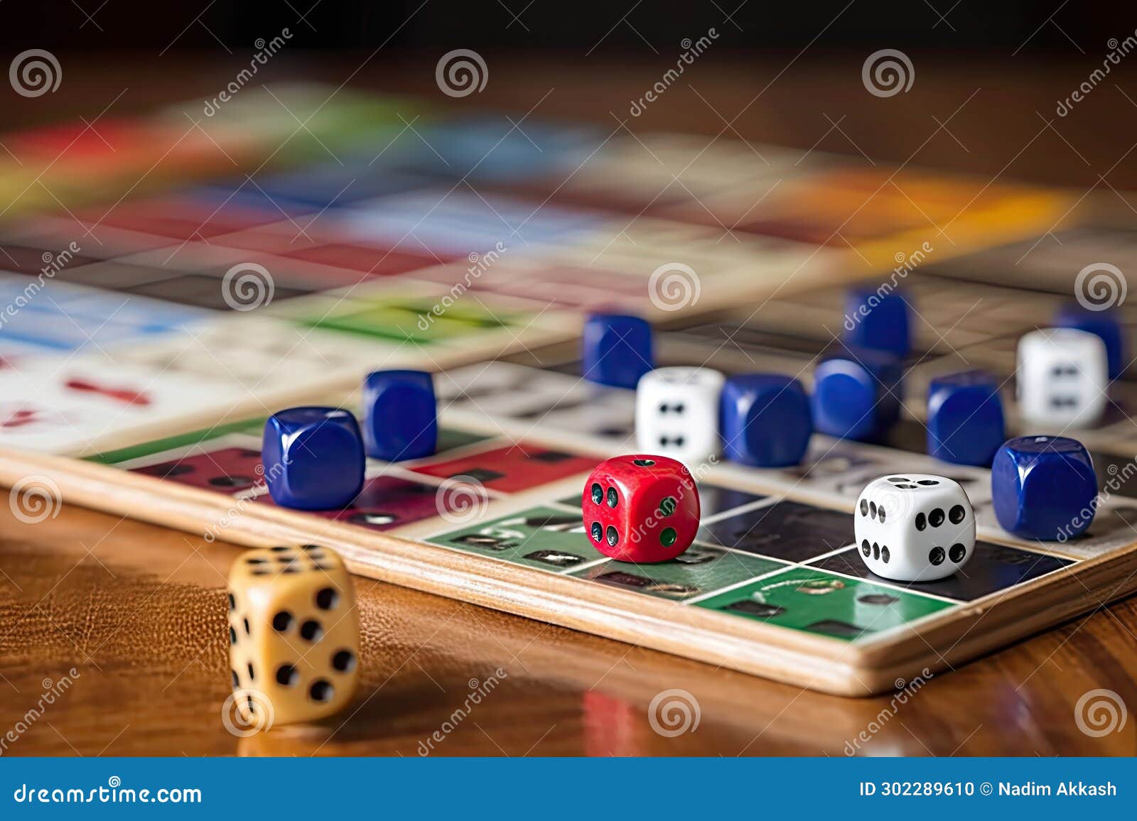 Board game dice stock photo. Image of leisure, cube - 302289610