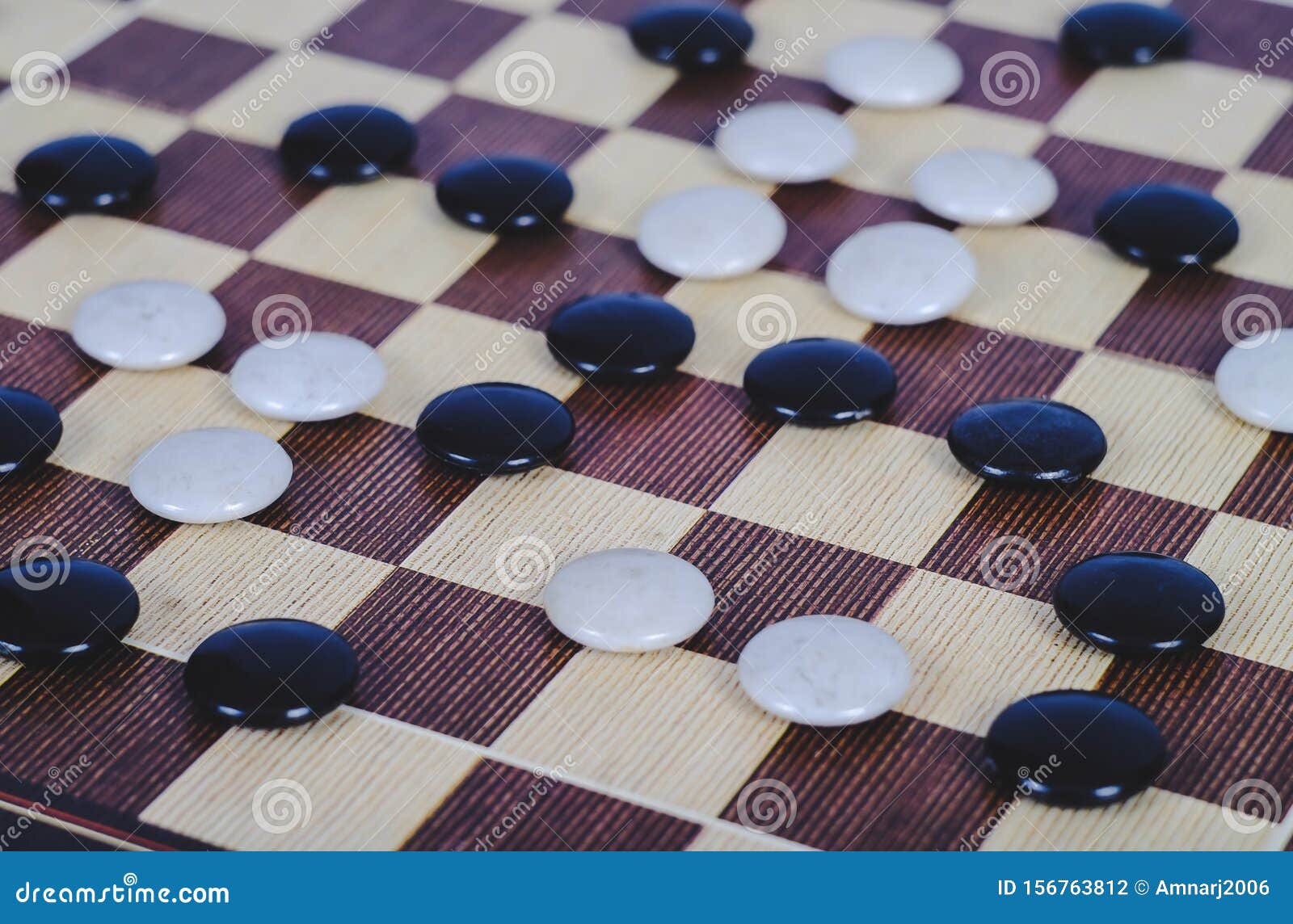 Board Game Go and Black and White Bones. Go or Wei-Chi , Board Game ...